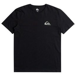 Quiksilver - MW Mini Logo S/S - T-Shirt Gr L schwarz