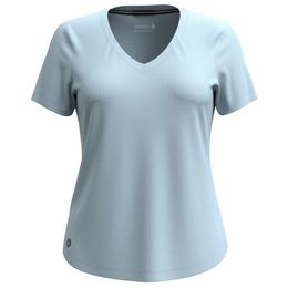 Smartwool - Women's Active Ultralite V-Neck Short Sleeve - Merinounterwäsche Gr M grau