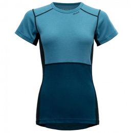 DEVOLD - Women's Lauparen T-Shirt - Merinounterwäsche Gr XL blau