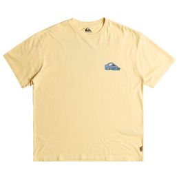Quiksilver - Take Us Back Logo S/S - T-Shirt Gr S beige