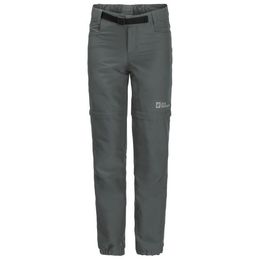 Jack Wolfskin - Kid's Active Zip Off Pants - Softshellhose Gr 176 grau