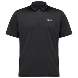 Jack Wolfskin - Delgami Polo - Polo-Shirt Gr L schwarz