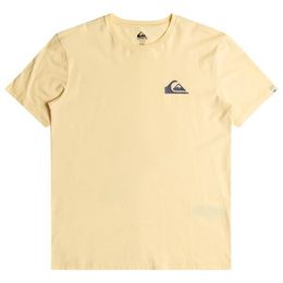 Quiksilver - MW Mini Logo S/S - T-Shirt Gr S beige