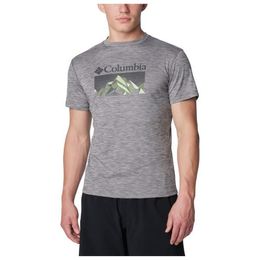 Columbia - Zero Rules Graphic Shirt S/S - Funktionsshirt Gr S grau