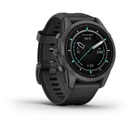 Garmin - EPIX Pro (GEN 2) Sapphire Edition 42 mm - Multifunktionsuhr schwarz/grau