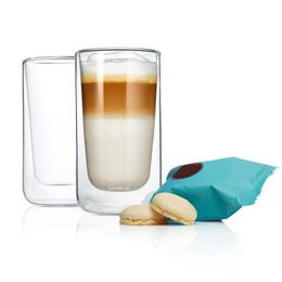 Blomus NERO Thermo-Latte Macchiatogläser, 2er Set, 63655,