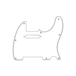 Fender E-Gitarre, Modern Style Pickguard Tele White 3-Ply 8-Hole