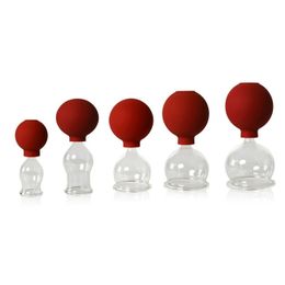 Lauschaer Glas Massagegerät Schröpfglas Schröpfgläser mit Saugball in vielen Größen aus Glas