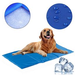 VERK GROUP Hundematte Hunde Katzen Kältematte Kühlmatte Kühlkissen Wasserdicht Kühlung 90cm