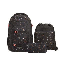 Coocazoo Schulranzen Schulranzen-Set Joker Sprinkled Candy 3-teilig (Schulrucksack