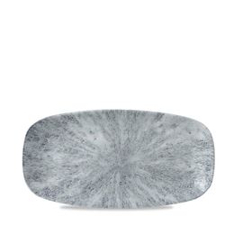 Churchill Tablett Super Vitrified Studio Prints Stone Pearl Grey Chefs Oblong