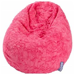 MAGMA Heimtex Sitzsack Sitzsack Sitzkissen Sessel Fluffy L Sitting Point Pink