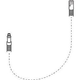 Hansa Metallschlauch 59902137 1250 mm, G3/8" x M 15 x 1