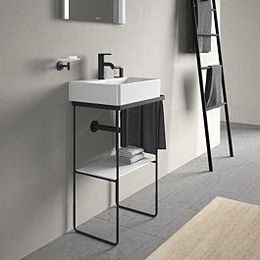 Duravit DuraSquare Metallkonsole 0031094600 bodenstehend, zu Waschtisch 073245, schwarz matt