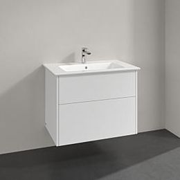 Villeroy & Boch Villeroy & Boch Finero Waschtisch mit Unterschrank 80 cm S00502DHR1 Glossy White, 2 Auszüge