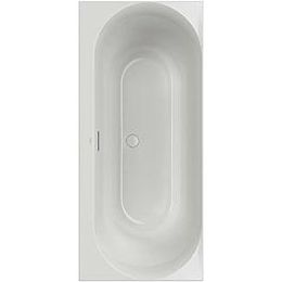 Villeroy & Boch Villeroy und Boch Loop & friends Eck-Badewanne Duo UBA180LOF2V-01 180x80cm, ovale Innenform, weiß