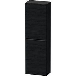 Duravit D-Neo Halbhochschrank DE011801616 40x24x132cm, 1 Türe, 4 Glasfachböden, Eiche Schwarz