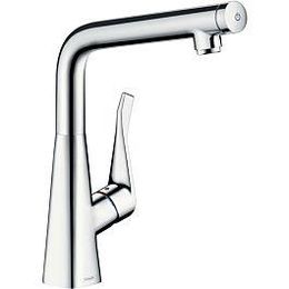 Hansgrohe Metris Select 320 Küchenarmatur 14883000 chrom, schwenkbarer Auslauf