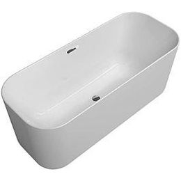 Villeroy & Boch Villeroy & Boch Finion freistehende Badewanne 177FIN7A100V101 170x70cm, Emotion, Design-Ring, weiß, chrom