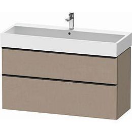 Duravit D-Neo Waschtisch-Unterschrank DE437507575 118,4 x 44,2 cm, Leinen, wandhängend, 1 Schubkasten, 1 Auszug