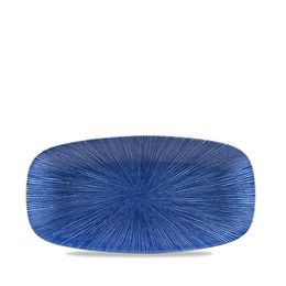 Churchill Tablett Super Vitrified Studio Prints Agano Blue Chefs Oblong Platte