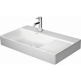 Duravit DuraSquare Möbel-WT asymmetrisch geschliffen 2348800079 80 x 47 cm, ohne Überlauf, mit Hahnlochbank, Becken links, ohne Hahnloch, weiß