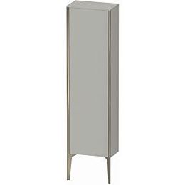 Duravit XViu Halbhochschrank XV1315LB107 40x24x133cm, champagner matt, Tür links, betongrau matt