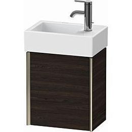 Duravit XViu Waschtisch-Unterschrank XV4230RB169 36,4x39,7x23,4 cm, rechts, nussbaum gebürstet, 1 Tür, champagner matt