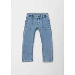 s.Oliver 5-Pocket-Jeans Jeans Pelle / Regular Fit / Mid Rise / Straight Leg Schmuck-Detail