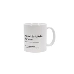 NORDIC WORDS Tasse Anfall är bästa försvar