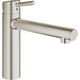 Grohe Spültischarmatur Concetto 31128DC1 mittelhoher Auslauf, supersteel