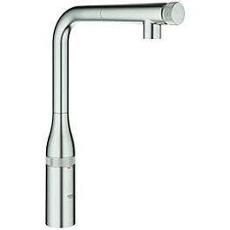 Grohe Essence SmartControl Küchenarmatur 31615DC0 supersteel, herausziehbare Brause