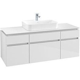 Villeroy & Boch Villeroy & Boch Legato Waschtischunterschrank B76000DH 140x55x50cm, Glossy White