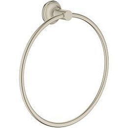 Grohe Essentials Authentic Handtuchring 40655EN1 brushed nickel, verdeckte Befestigung