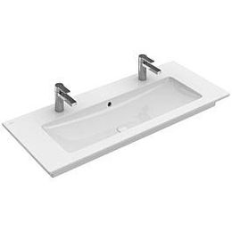 Villeroy & Boch Villeroy & Boch Venticello Waschtisch 4104CKR1 120x50cm, weiss Ceramicplus, 2 Hahnlöcher