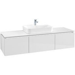 Villeroy & Boch Villeroy & Boch Legato Waschtischunterschrank B761L0DH 160x38x50cm, mit LED-Beleuchtung, Glossy White