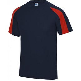 Just Cool Trainingsshirt Contrast Cool Sport T-Shirt + WRAP zertifiziert