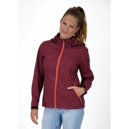 DEPROC Active Softshelljacke SHELBY PEAK II Women mit abnehmbarer Kapuze