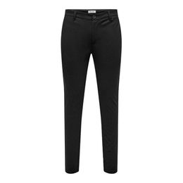 Only & Sons ONLY & SONS Chinohose Elegante Stoffhose Stretch Chino Pants Business ONSTHOR 7092 in Schwarz