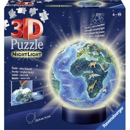 Ravensburger 3D-Puzzle "Erde im Nachtdesign", Nachtlicht, 72 Teile