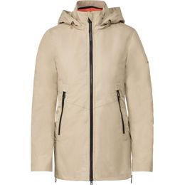 Cecil Doppeljacke, Kapuze, Stehkragen, für Damen, beige, M