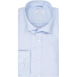 Seidensticker Businesshemd, Slim-Fit, Kent-Kragen, für Herren, blau, 39