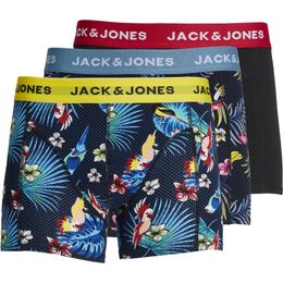 Jack & Jones JACK & JONES Pants kurz, 3er-Pack, Logo-Bund, für Herren, blau, S
