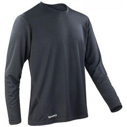 Spiro Trainingsshirt Mens Quick Dry Trainings Longsleeve T-Shirt