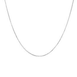 Collierkettchen Vivance "333/- Weißgold 50 cm" Halsketten Gr. 50cm, Gold, Länge: 50 cm Breite: 1.0 mm, weiß Damen Colliers