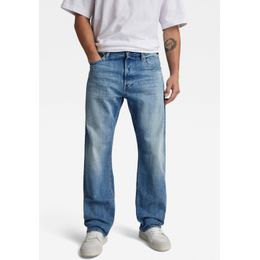 Straight-Jeans G-Star Raw "Dakota Regular Straight" Gr. 33, Länge 34, blau (faded niagara) Herren Jeans Straight Fit