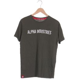 Alpha Industries Herren T-Shirt, grün, Gr. 48