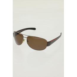 Prada Damen Sonnenbrille, braun, Gr.