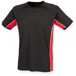Finden+Hales Trainingsshirt Herren Performance Panel T-Shirt / Polyester Topcool®