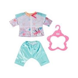 Baby Born Freizeitanzug Aqua 43cm, Puppenzubeh&ouml;r Jacke und Hose, inklusive Kleiderb&uuml;gel